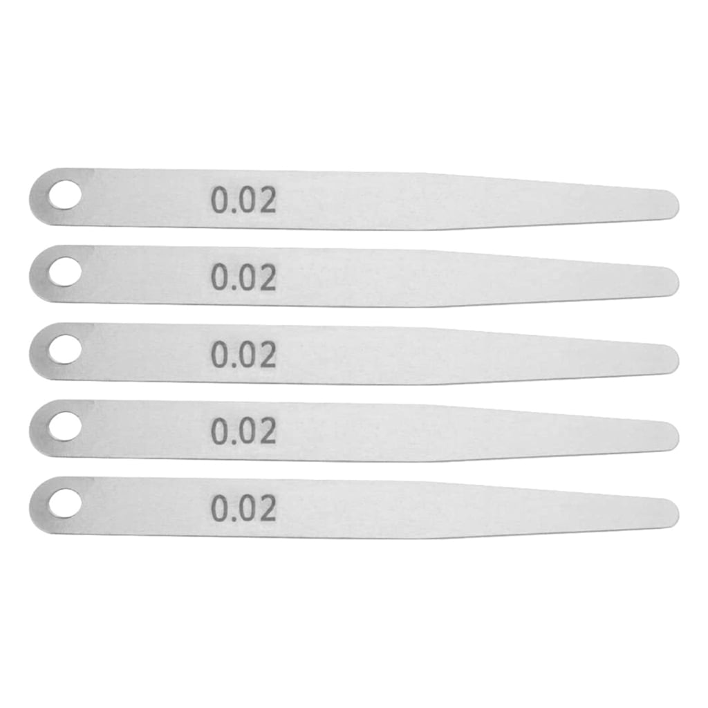 Ciwanning 5pcs Feeler-Gauges 0.02mm Metric-Feeler-Gauge Foldable ...