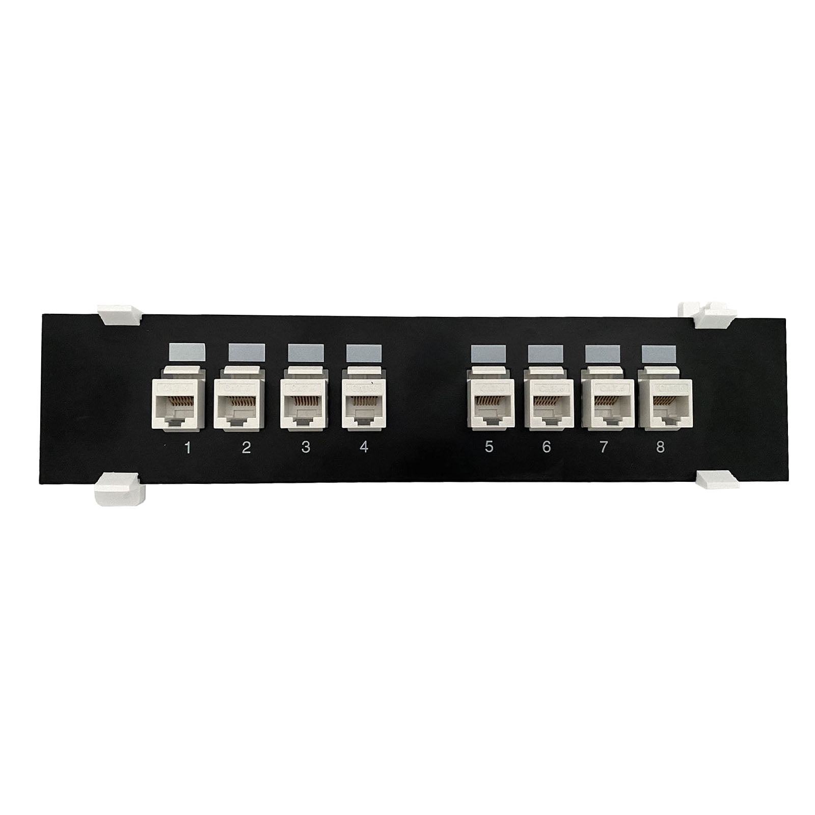 Ciwanning 8-Port Cat6 UTP Network Patch Panel with Wall Mount Bracket ...