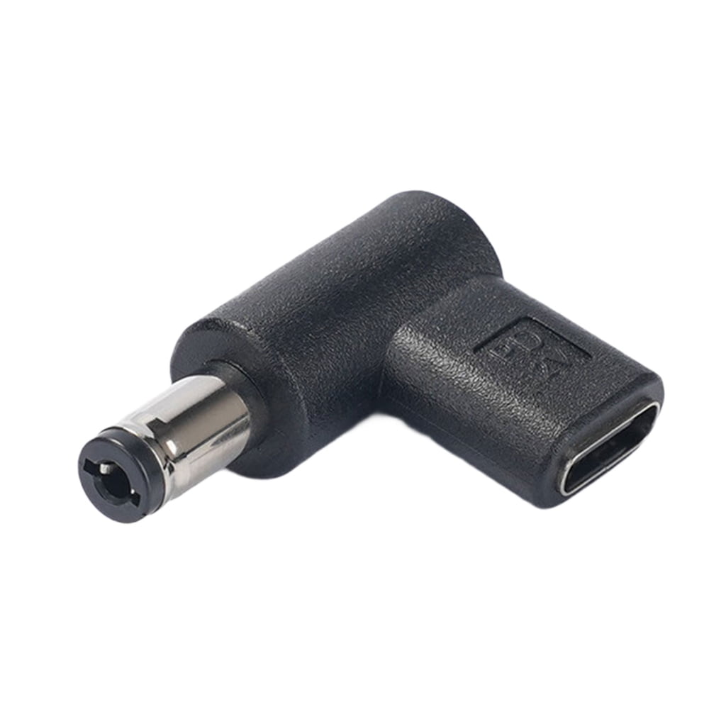 Ciwanning 90 Degree Type C Female to 5.5x2.1/5.5x2.5mm Male Plug ...