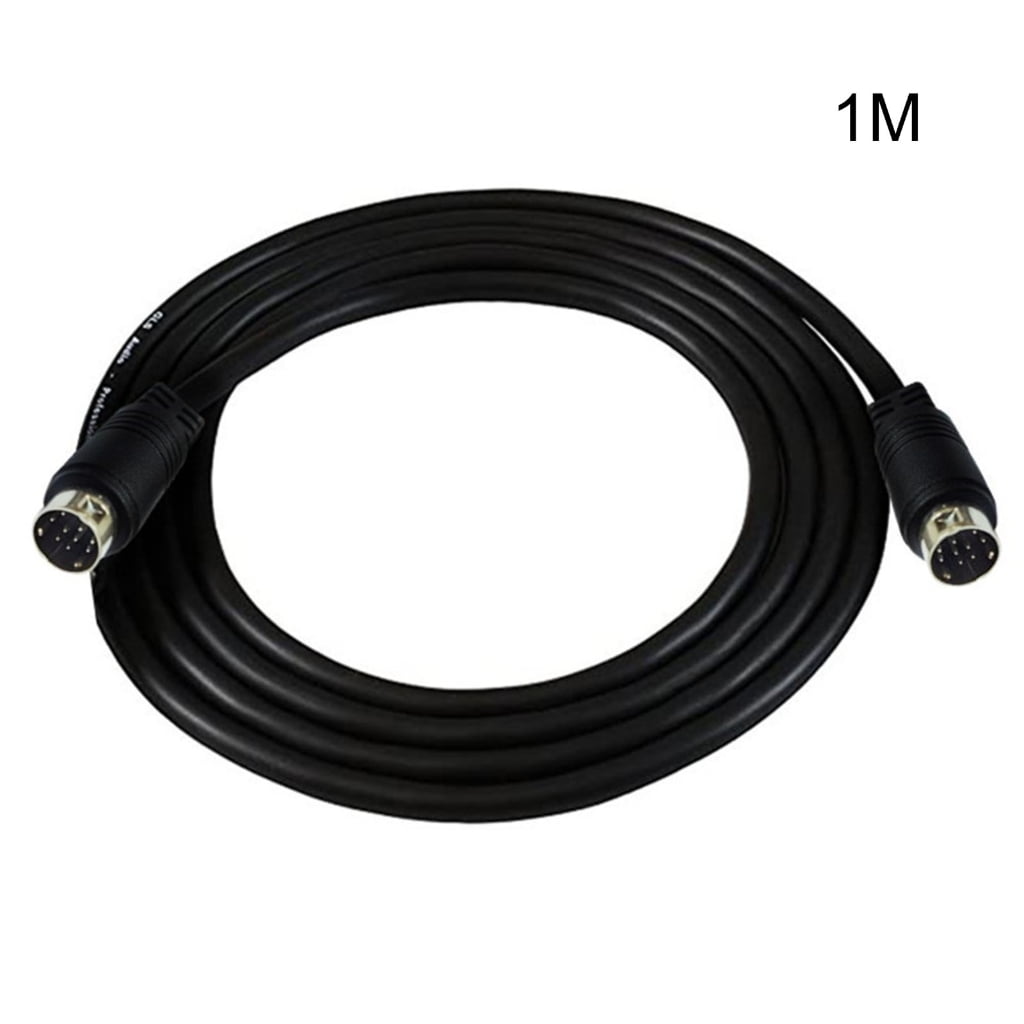 Ciwanning 9Pin DIN Extension Cable 9-Pin DIN Male to Male Adapter Extension Cable for Video Game ...