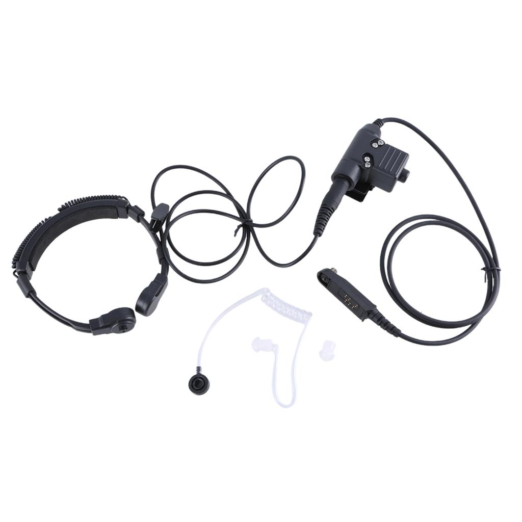 Ciwanning Air Tube Telescopic Heavy Duty Throat Vibration Earphone ...