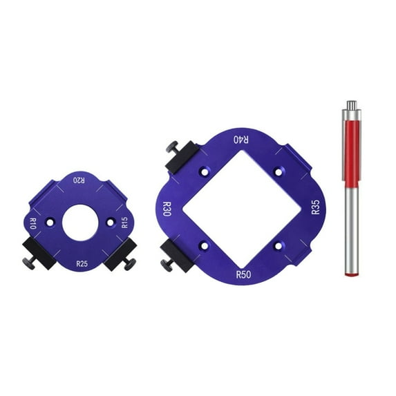 Ciwanning Aluminum Router Corner Jigs Set R10-R50 Precisions ...