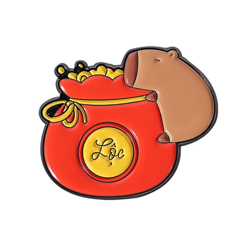 Ciwanning Animal Pins Unique Capybaras Collectible Badges for Lovely ...