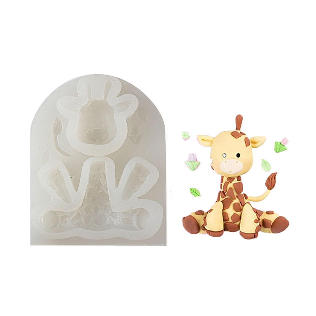 Ciwanning Animal Silicone Fondant Mold Monkey Rabbits Cake Decoration ...