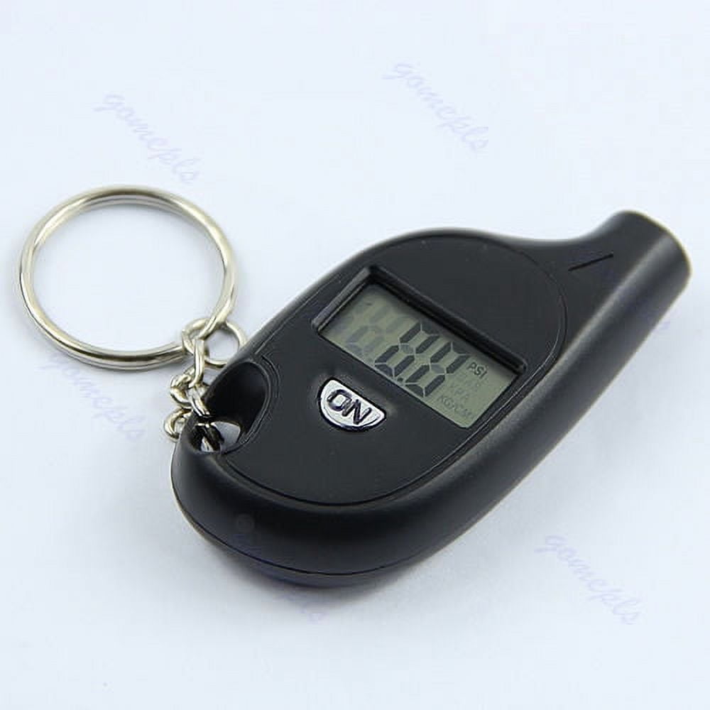 Ciwanning Applied Keychain LCD Digital Tire Tyre Air Pressure Gauge Car ...