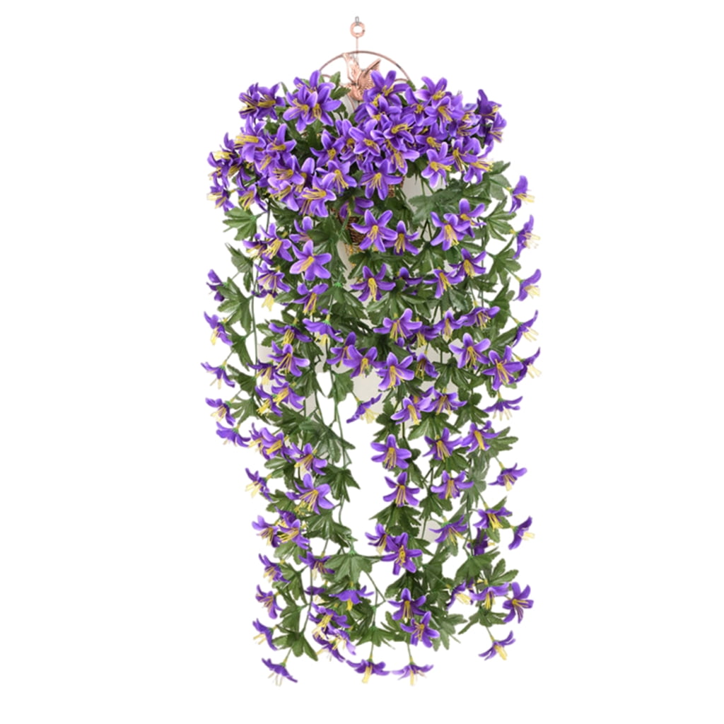 Ciwanning Artificial Hanging Flower Plant for Garden Outside and Inside ...