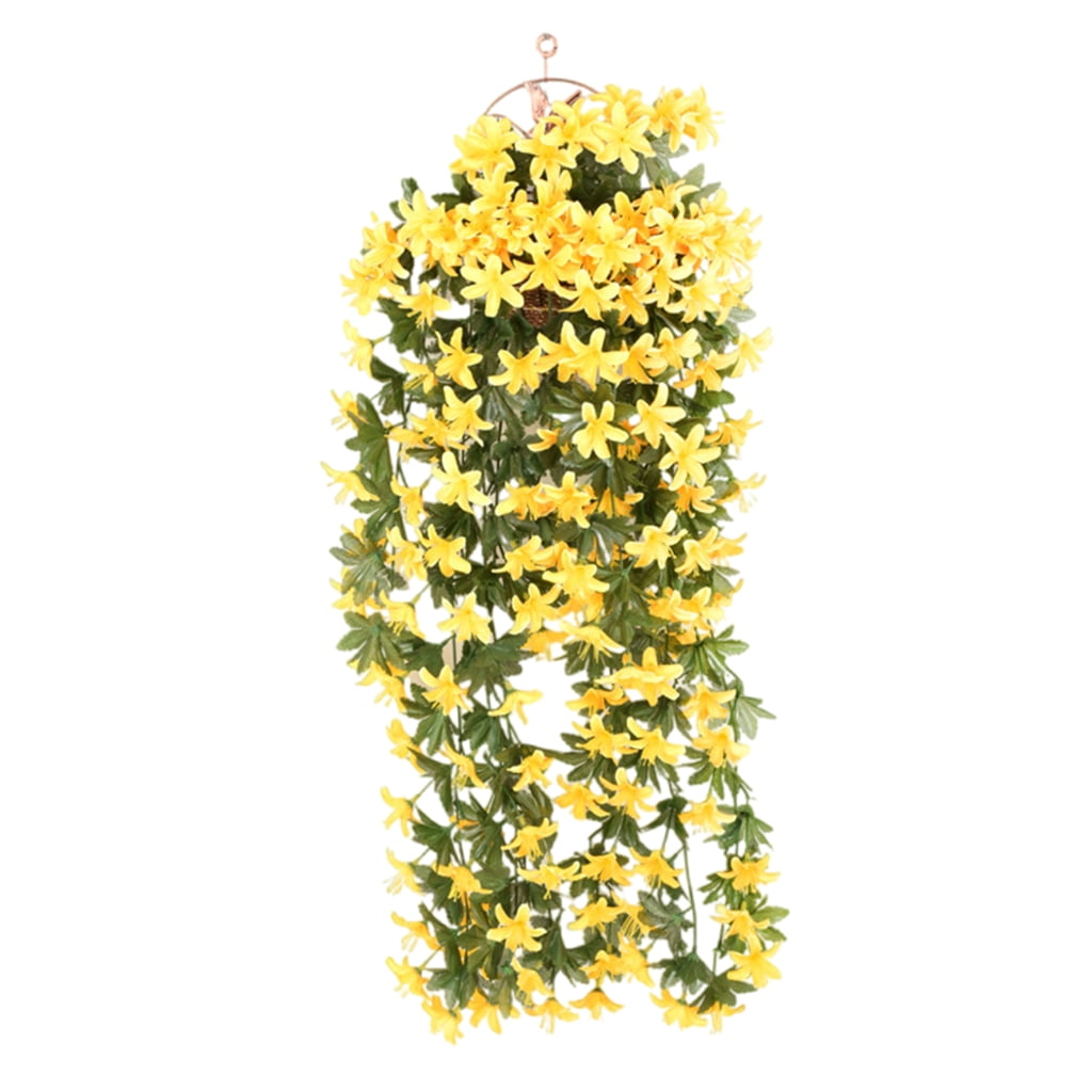 Ciwanning Artificial Hanging Flower Plant for Garden Outside and Inside ...