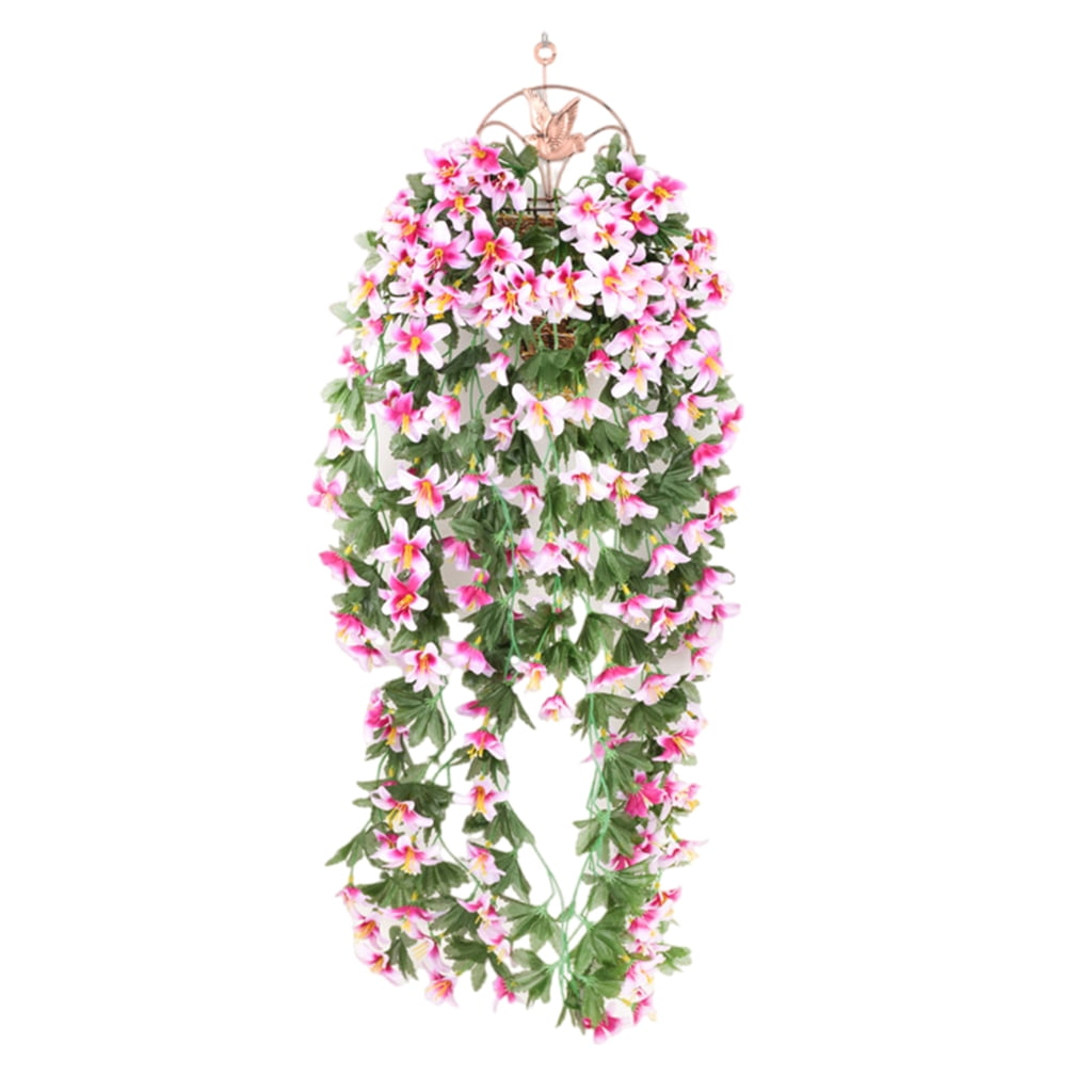 Ciwanning Artificial Hanging Flower Plant for Garden Outside and Inside ...