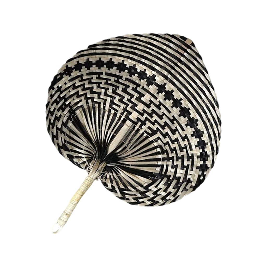 Ciwanning Artisanal Woven Fan Vintaged Designs Multipurpose Cooling ...