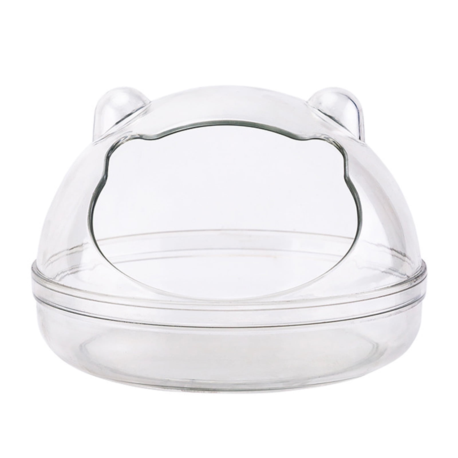 Ciwanning Bathing Sand Container for Hamsters Bathroom Transparent Box ...