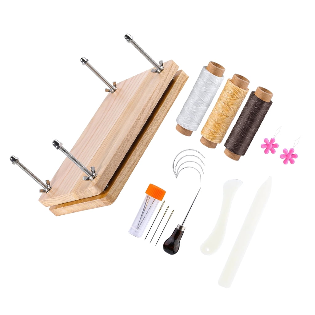 Ciwanning Book Binding Supplies for Beginner Professional Use, Wood ...