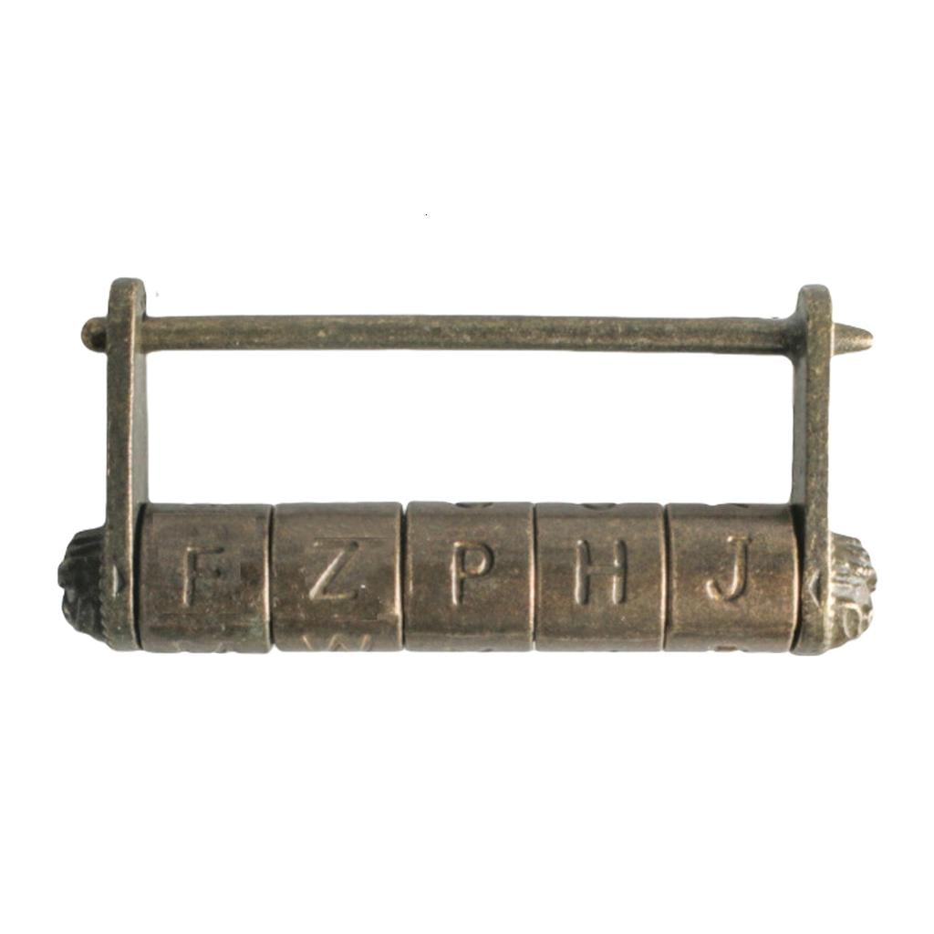 Ciwanning Box Padlock Zinc Alloy Chinese Characters Combination Lock ...