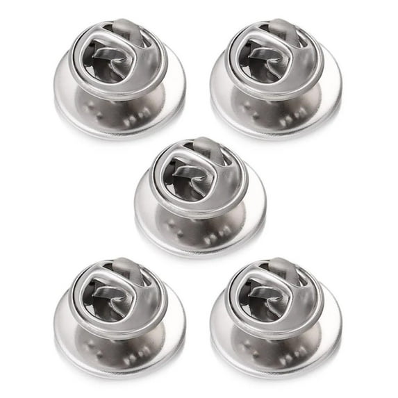 Ciwanning Bulk Set Of 5 Stainless Steel Brooch Base Butterfly Pin Backs ...