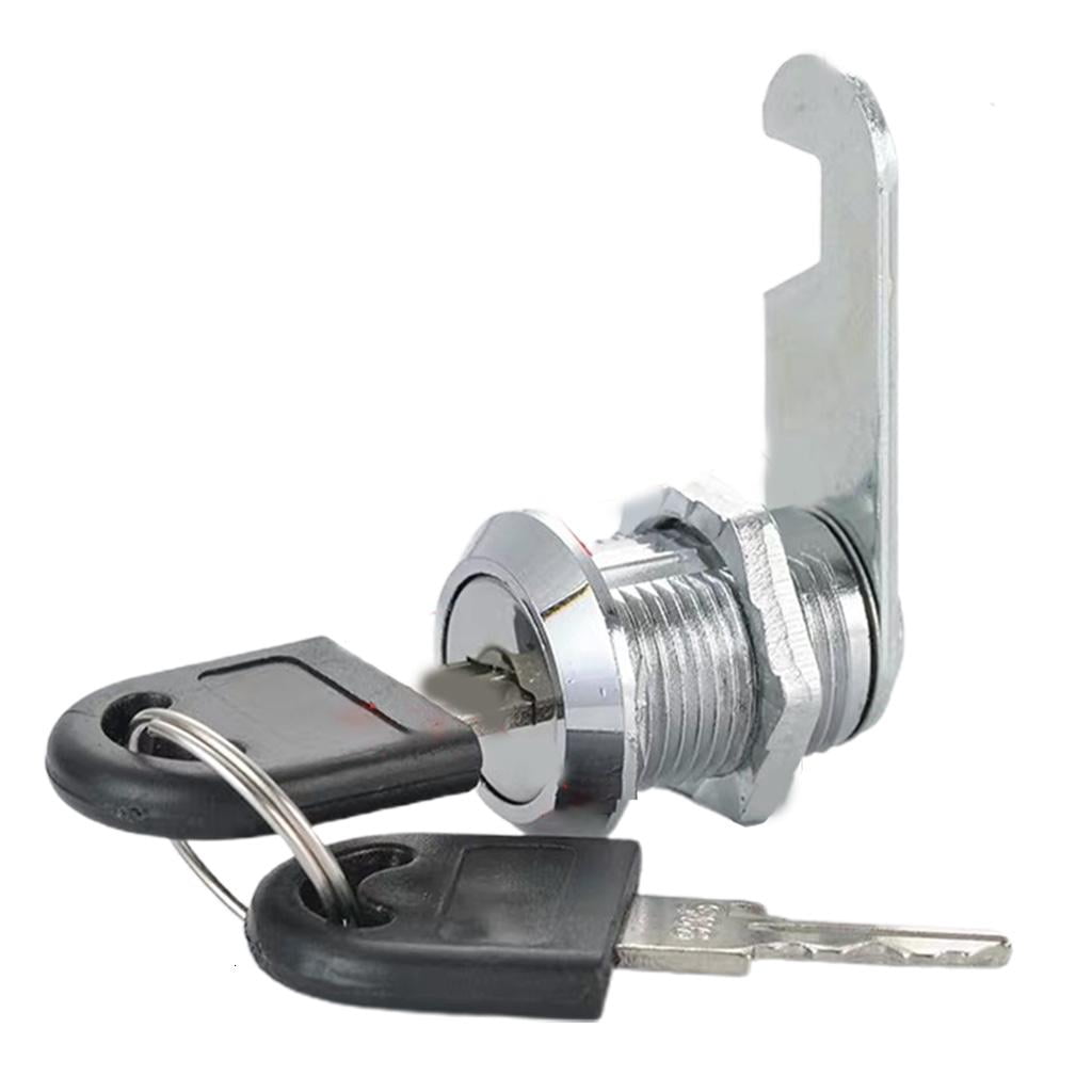 Ciwanning Cabinet Lock with 2 Keys Zinc Alloy Cam Lock for Secure ...