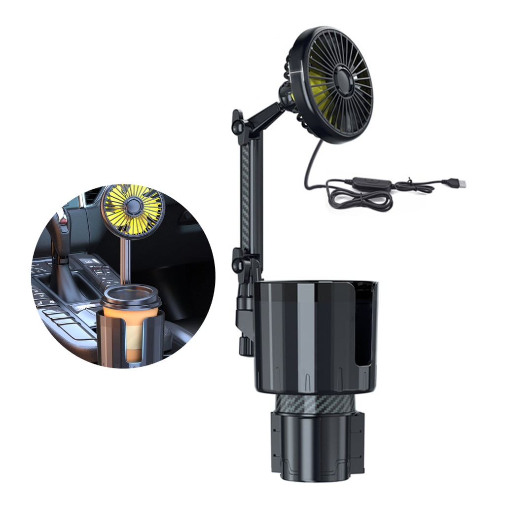 Ciwanning Car Cup Holder Fan Stay Comfortable During Drive USB Car Fan ...