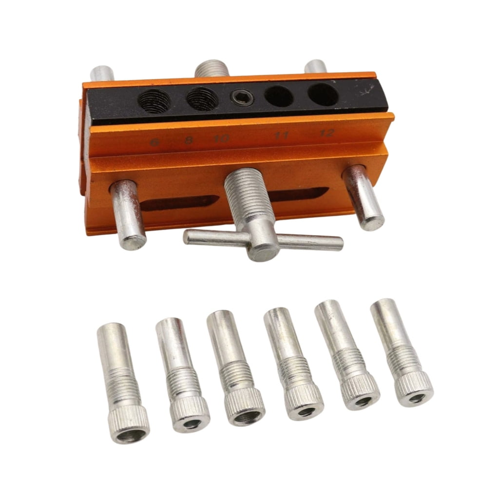 Ciwanning Centering Dowel Jig Kits Drill Guide Jig Block for Straight ...