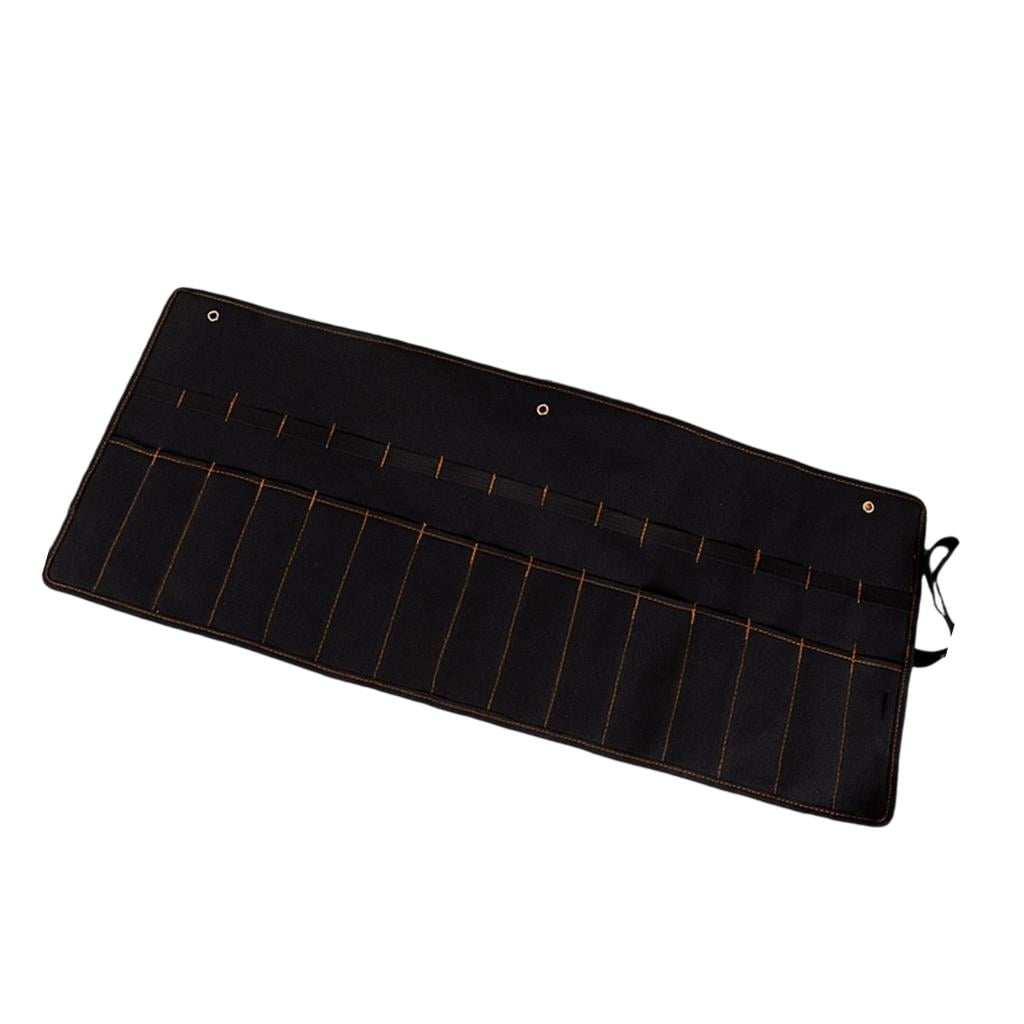 Ciwanning Chisel Tool Roll Holder Wrench Pouch For Cutter Hammer Gouges ...