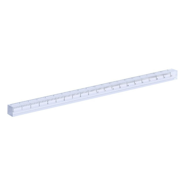 Ciwanning Clear Acrylic Straight Ruler Measuring 0-12 Inches Clear ...