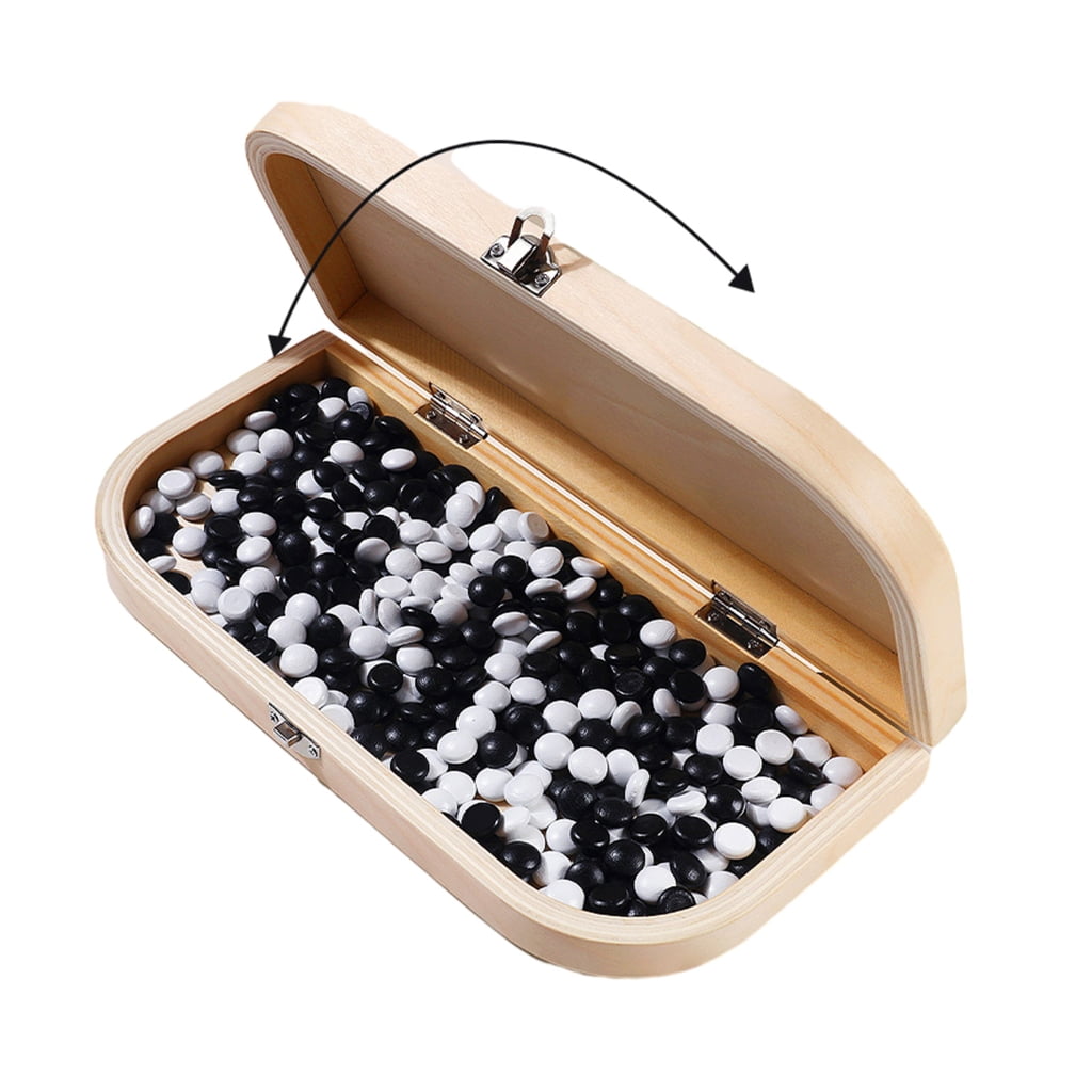 Ciwanning Compact Go and Gobang Chess Set Chinese Checker for Travelers ...