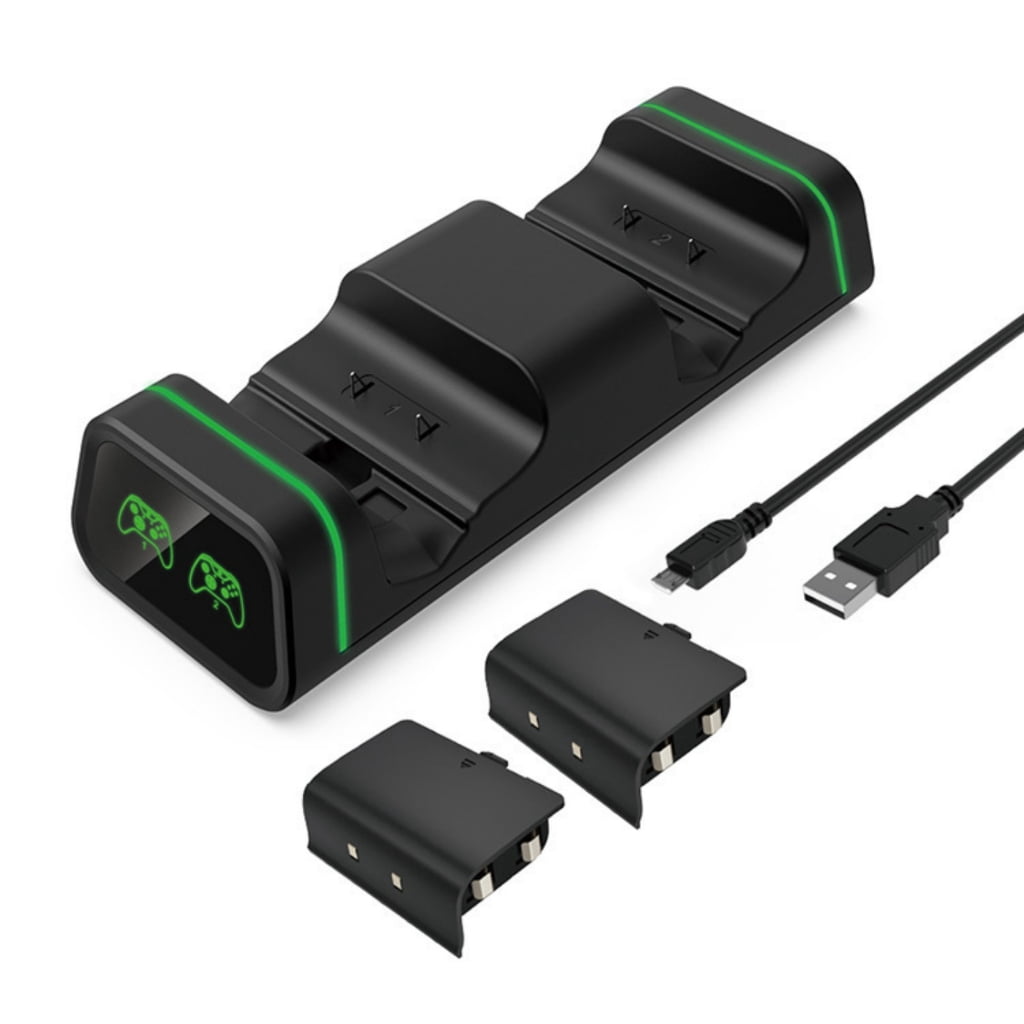 Ciwanning Controller Charging Holder Stand with 2x 800mAh Batteries ...