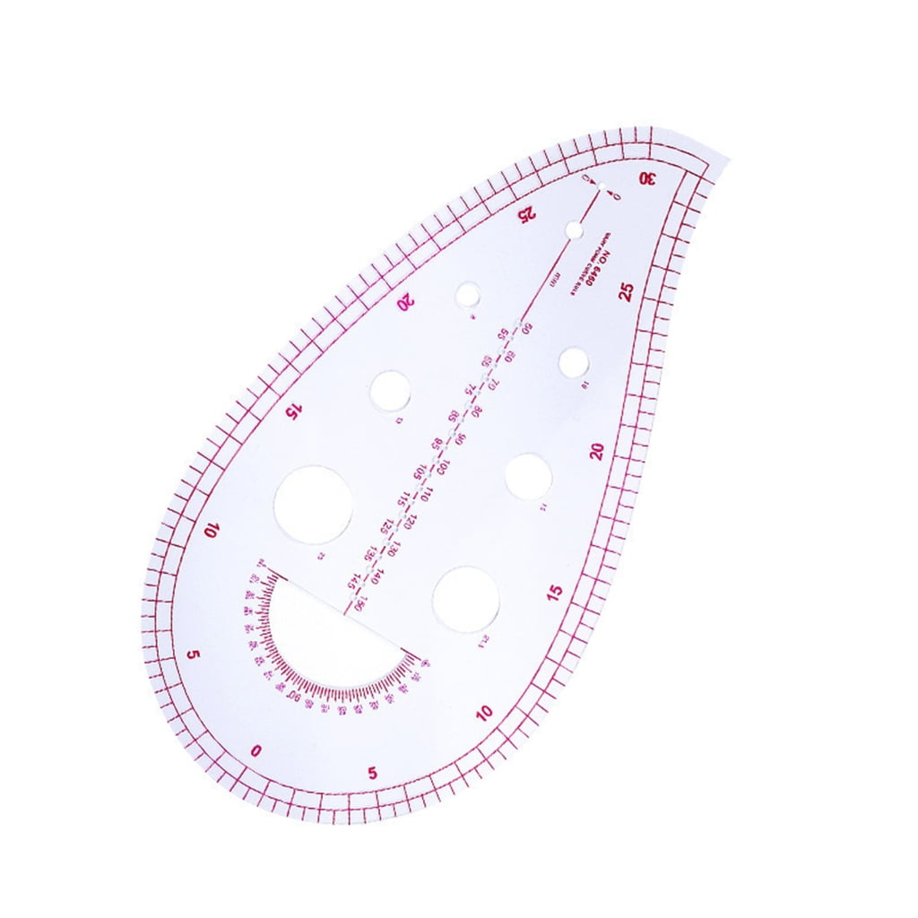 Ciwanning Craft Sewing Tool French Curved Ruler Measure Ruler ...