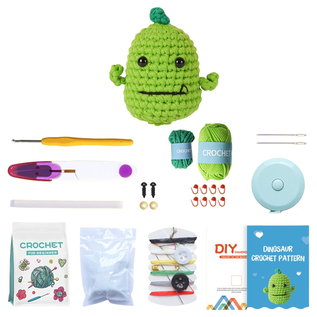 Ciwanning Crochet Animal Supplies for Adult Beginner Handmade Animal ...