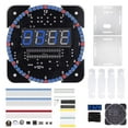 Ciwanning Digital Clock Assembly Set Temperature Display Alarm Auto ...