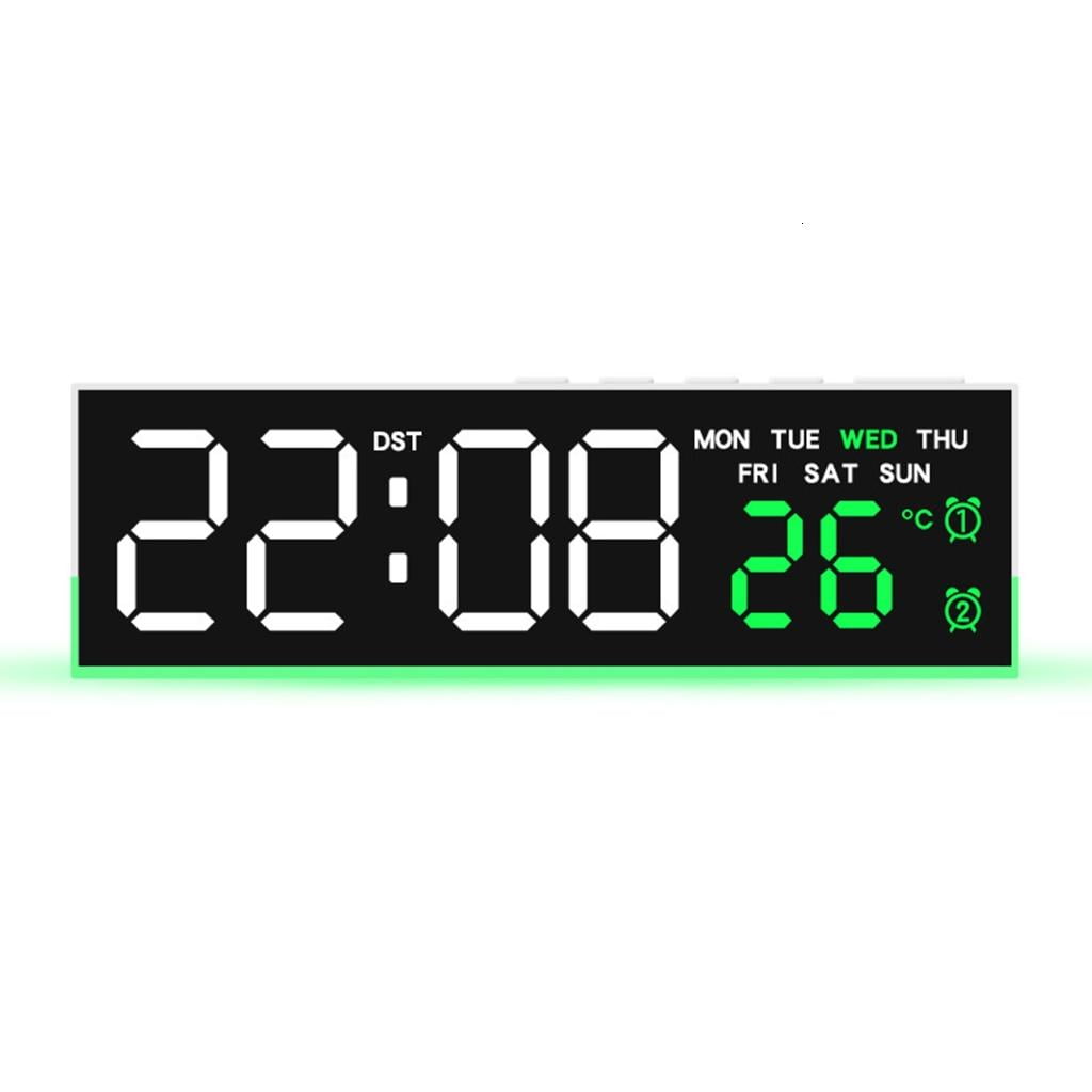Ciwanning Digital Clock Night Light Digital Alarm Clock with Indoor ...