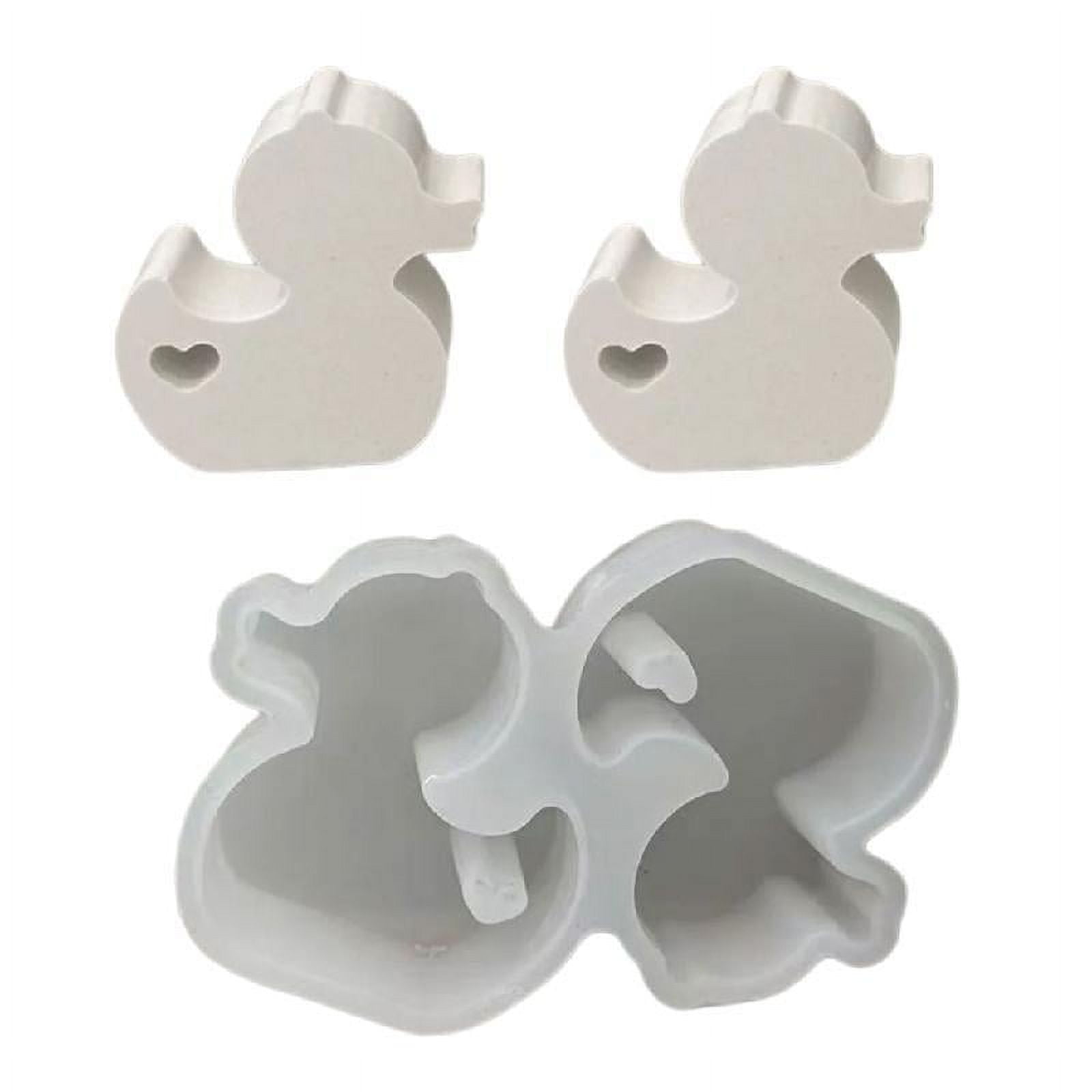 Ciwanning Duck Molds, Duck Shape Silicones Molds for Making Gypsum ...