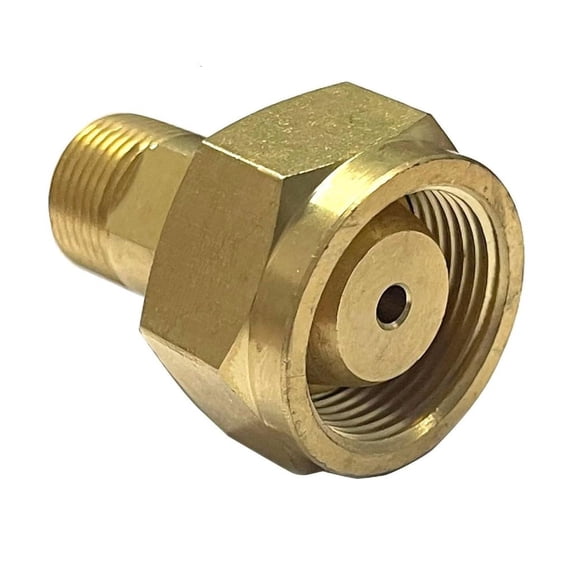 Ciwanning Easy Installion Acetylene Regulator Adapter from CGA 520 B ...