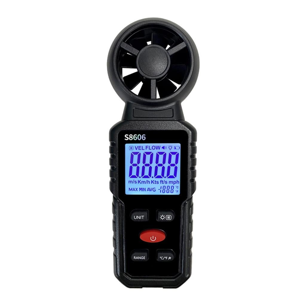 Ciwanning Easy to Carry Wind Tester with Accurate Wind Measurement LCD ...
