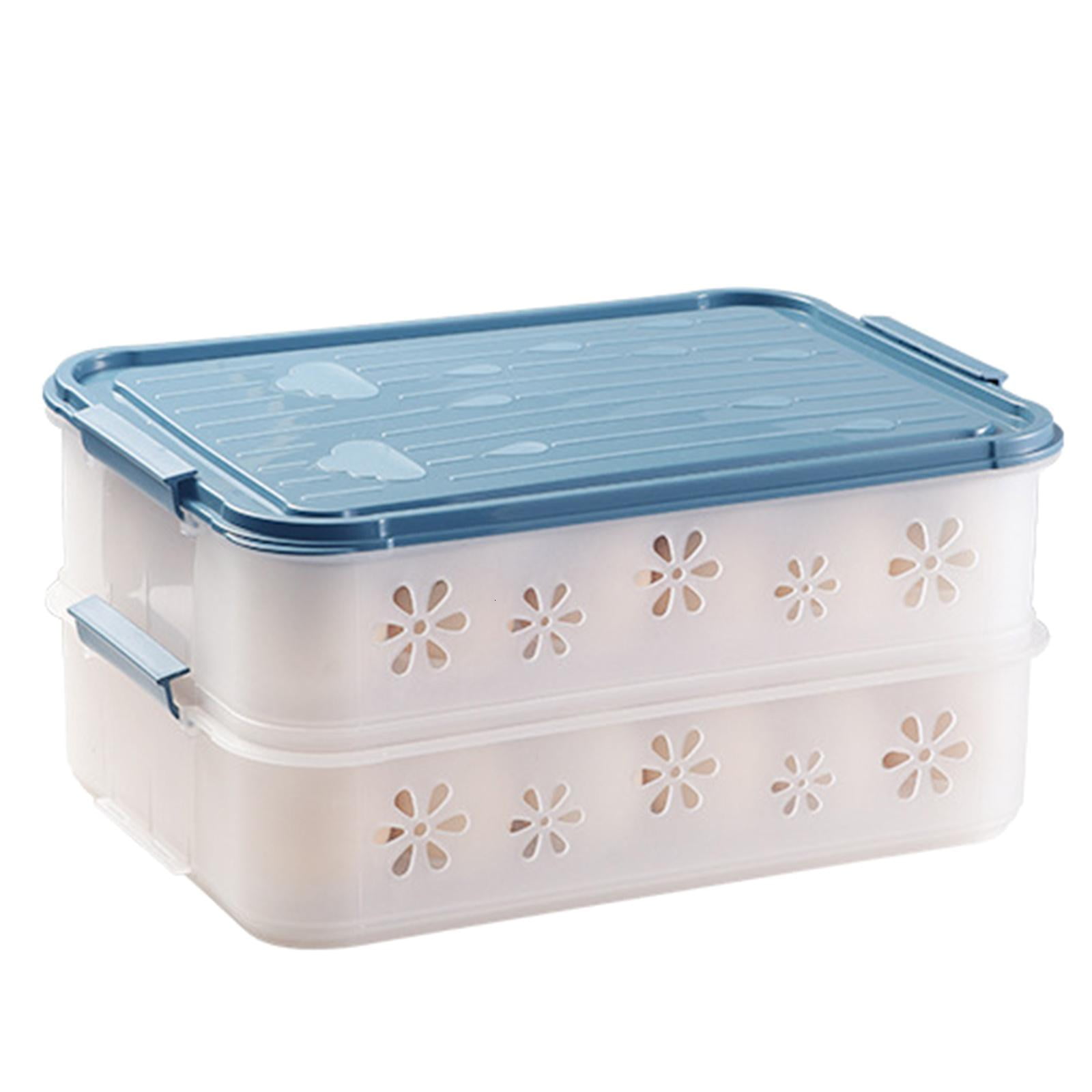 Ciwanning Egg Holder for Refrigerator 24/48 Grid Egg Basket One ...