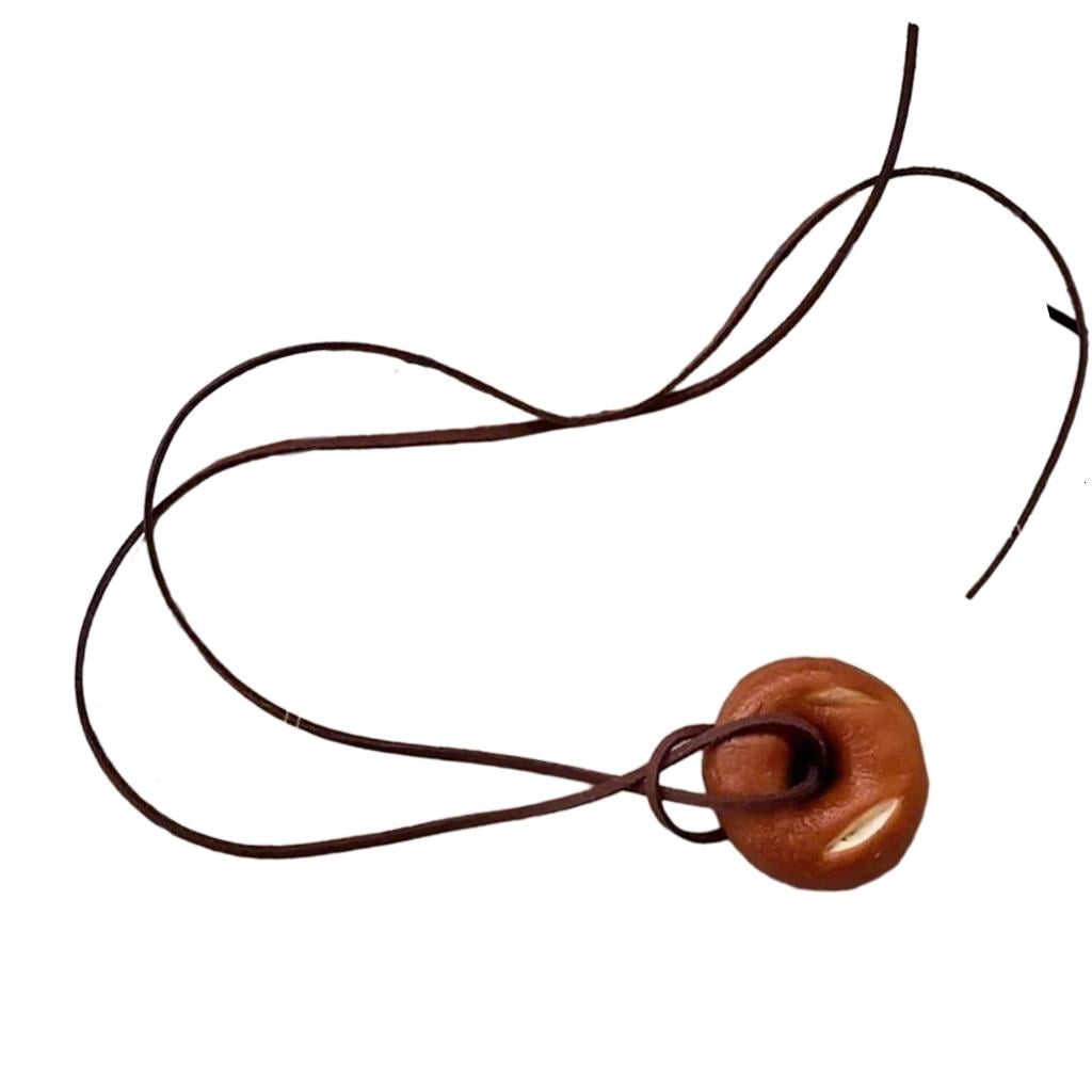 Ciwanning Elegant Charm Bread Themed Necklaces Featuring Pretzel and ...