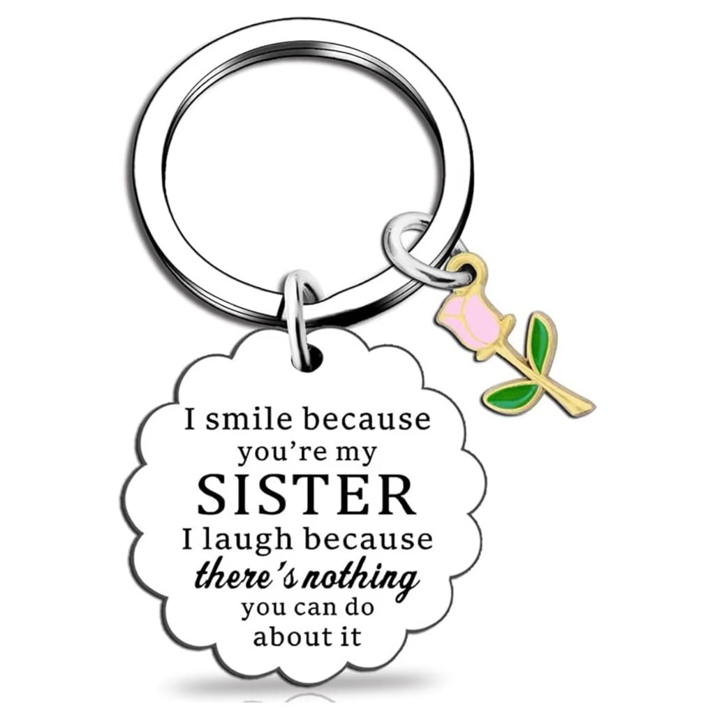 Ciwanning Elegant Friendship Keychain Stainless Steel Sisterhood Symbol ...