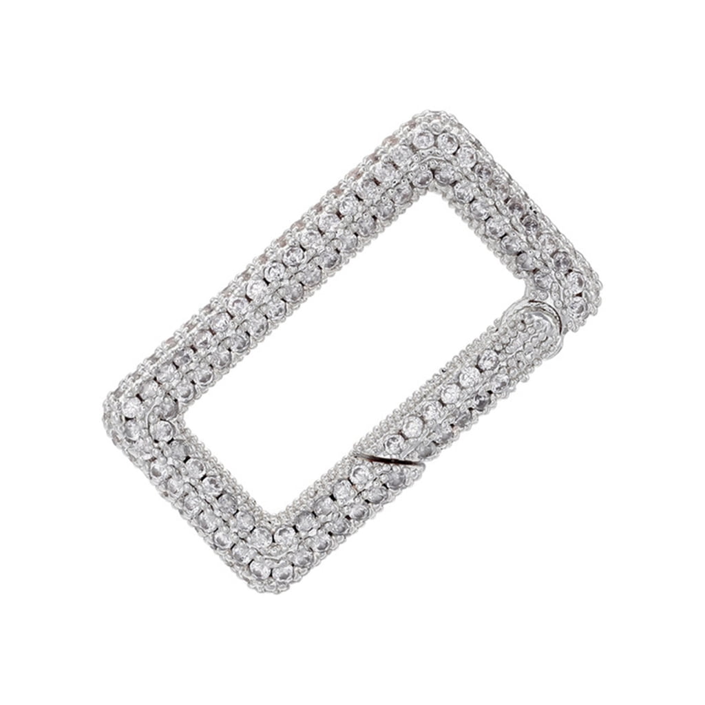 Ciwanning Elegant Gold/Silver Plated Brass Cubic Zirconia Geometric ...