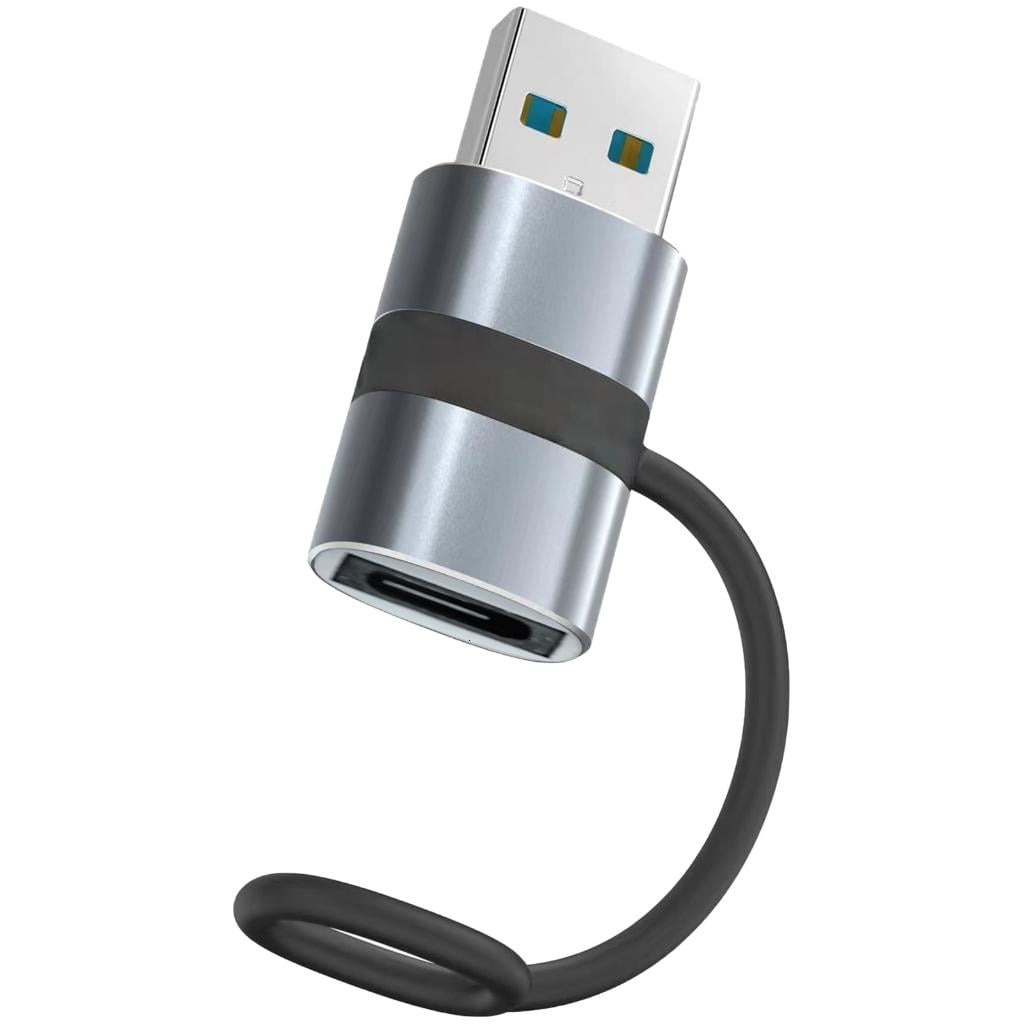 Ciwanning 480Mbps Charging Converter Portable USB/USB 5Pin Male to Type ...
