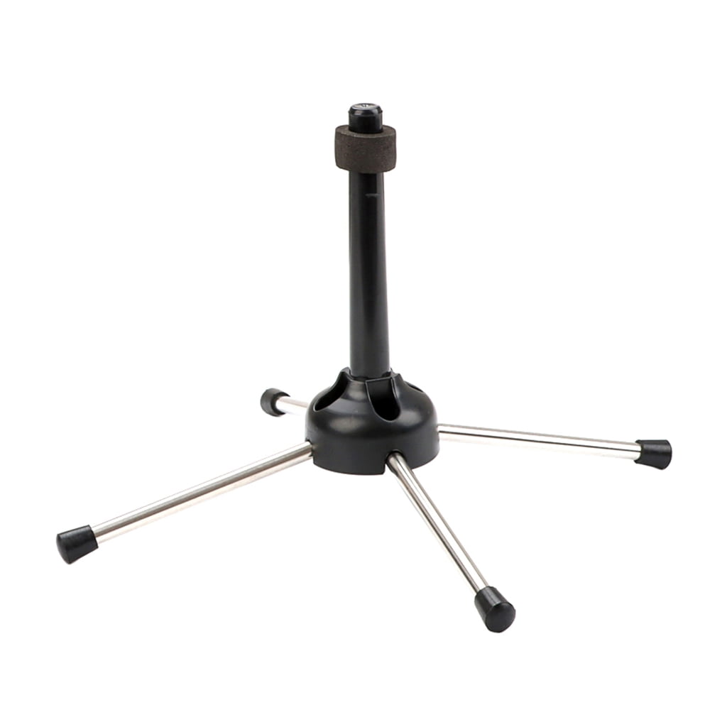 Ciwanning Foldable Flute Stand Base 4-Leg Holder Clarinet Rest Rack ...
