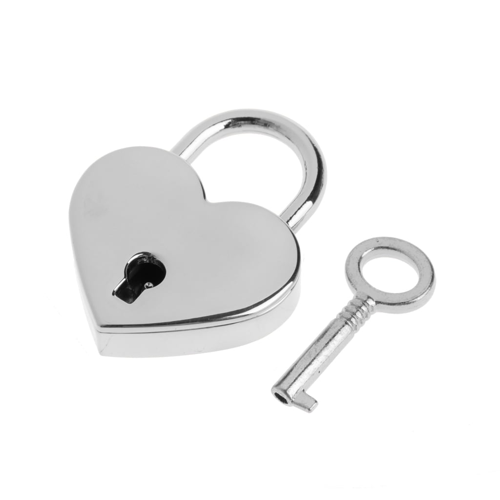 Ciwanning Heart Shape Vintage Old Antique Archaize Padlocks for Key ...