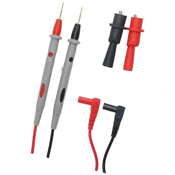 Ciwanning Heat Resistant Multimeter Test Leads Cable with Nonslip Grip ...