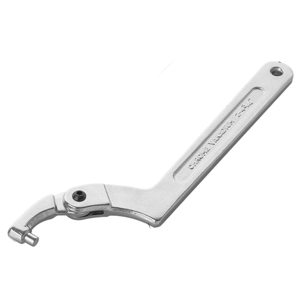 Ciwanning Hook Spanner for Round Bolts Hand Tool Adjustable Wrench 19 ...