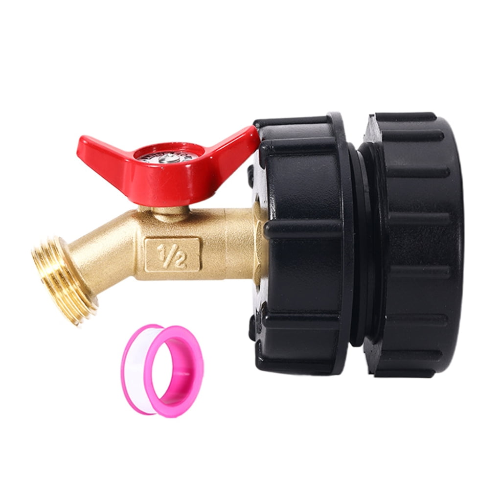 Ciwanning IBC Adapter IBC Fittings Solid Brass Water Valves Faucet ...