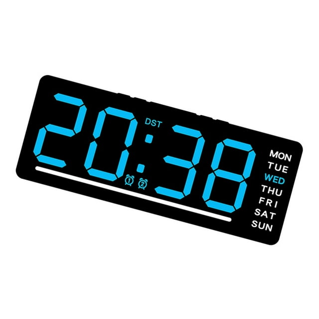 Ciwanning LED Digital Clock Offering 12/24 Hour Format And For Students ...