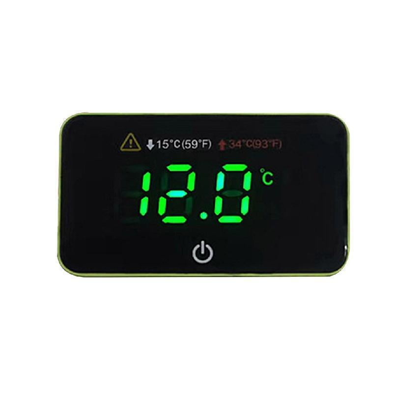 Ciwanning LED Fishtank Thermometers Alarm Small Size Temperature ...