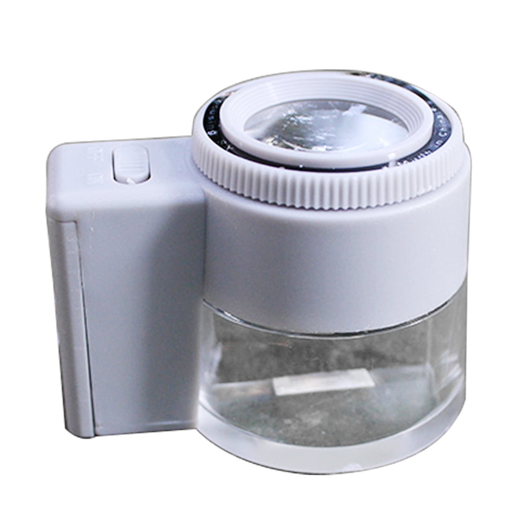Ciwanning LED Illuminated Lighted Magnifier Pocket Glass with Light ...