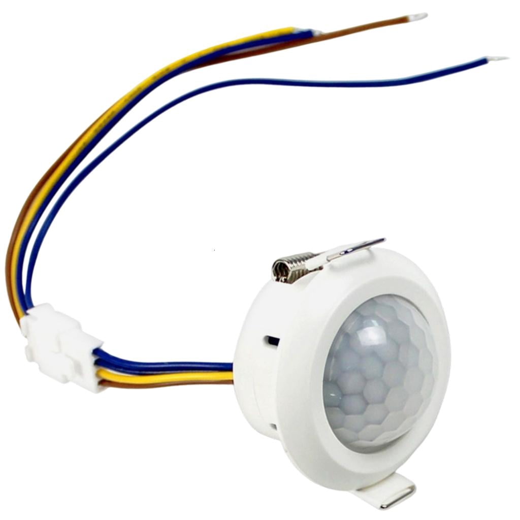 Ciwanning LED Motion Sensors Night Light Switches Adjustable Induction ...