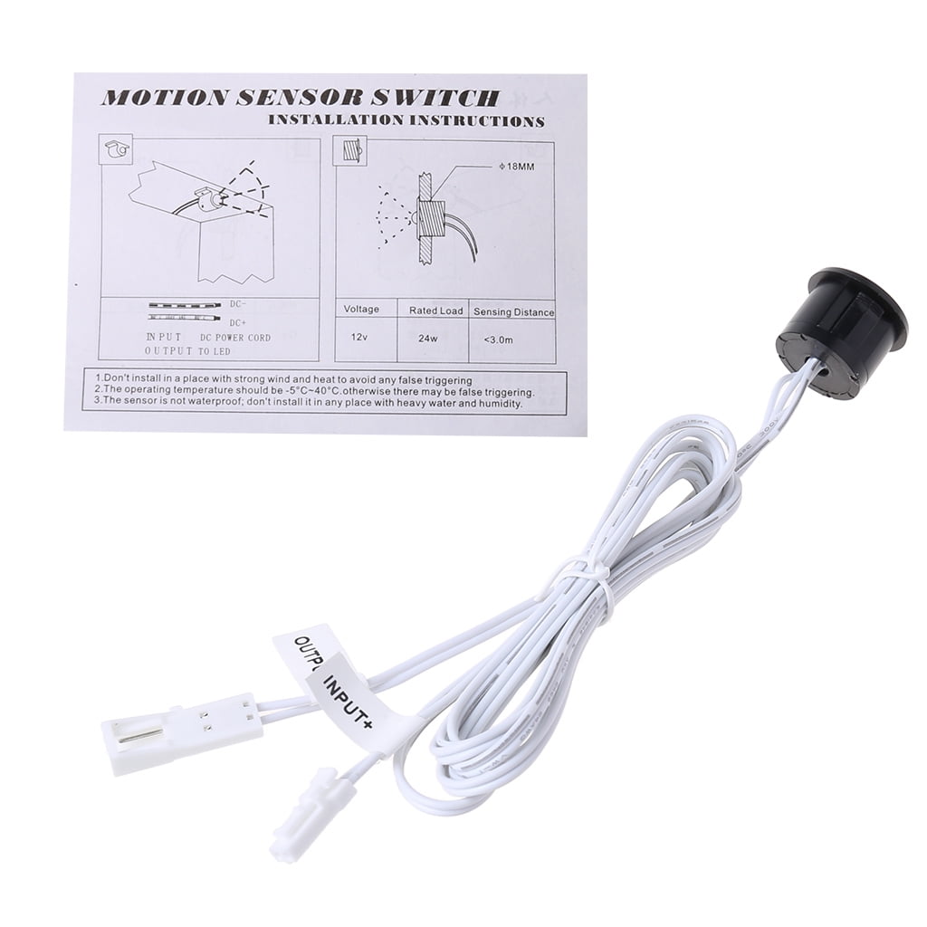 Ciwanning LED PIR Motion Activated for 12V LED Lights Automatic Motion ...