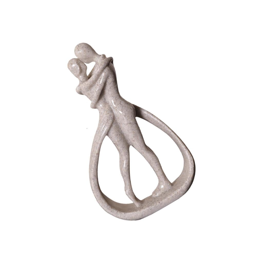 Ciwanning Lover Statue Huggings Couple Figurine Romantics Couple ...