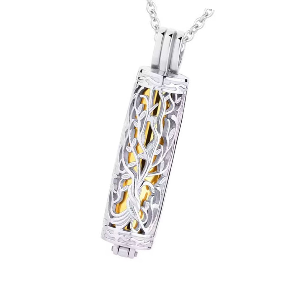 Ciwanning Memorial Necklace Ashes Container Locket Cremation Neck ...