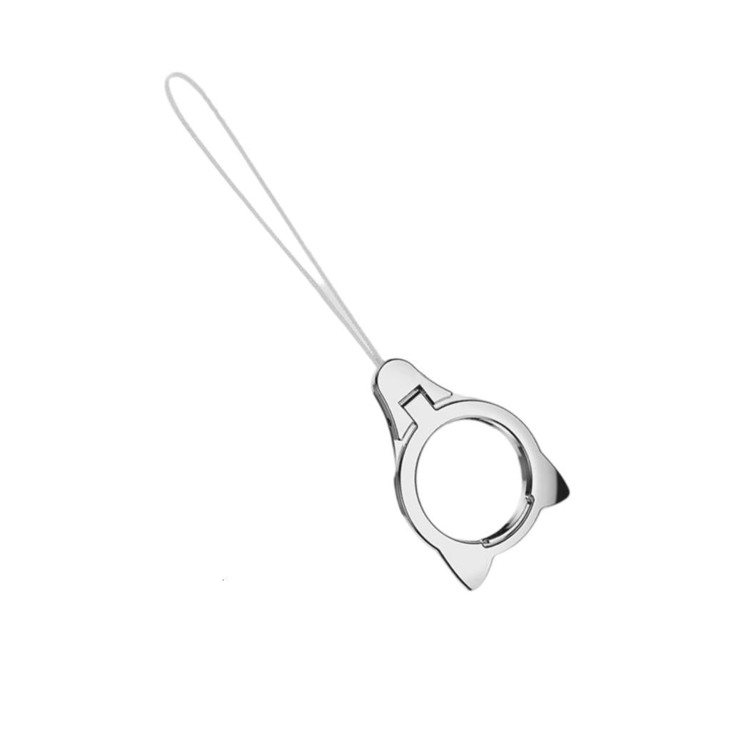 Ciwanning Metal Phone Rings Holder with Strap Finger Rings Stand for ...