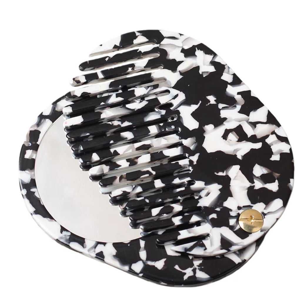 Ciwanning Modern Foldable Makeup Mirror With Comb Perfect For Bags And ...